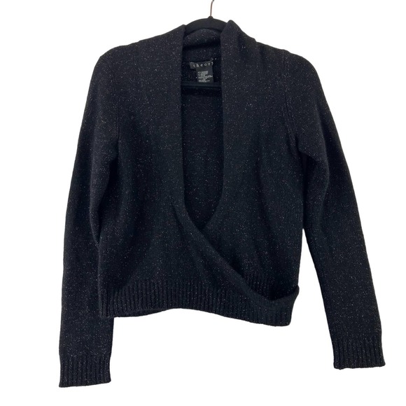Theory | Sweaters | Theory Cashmere Blend Black Sweater Size Small ...